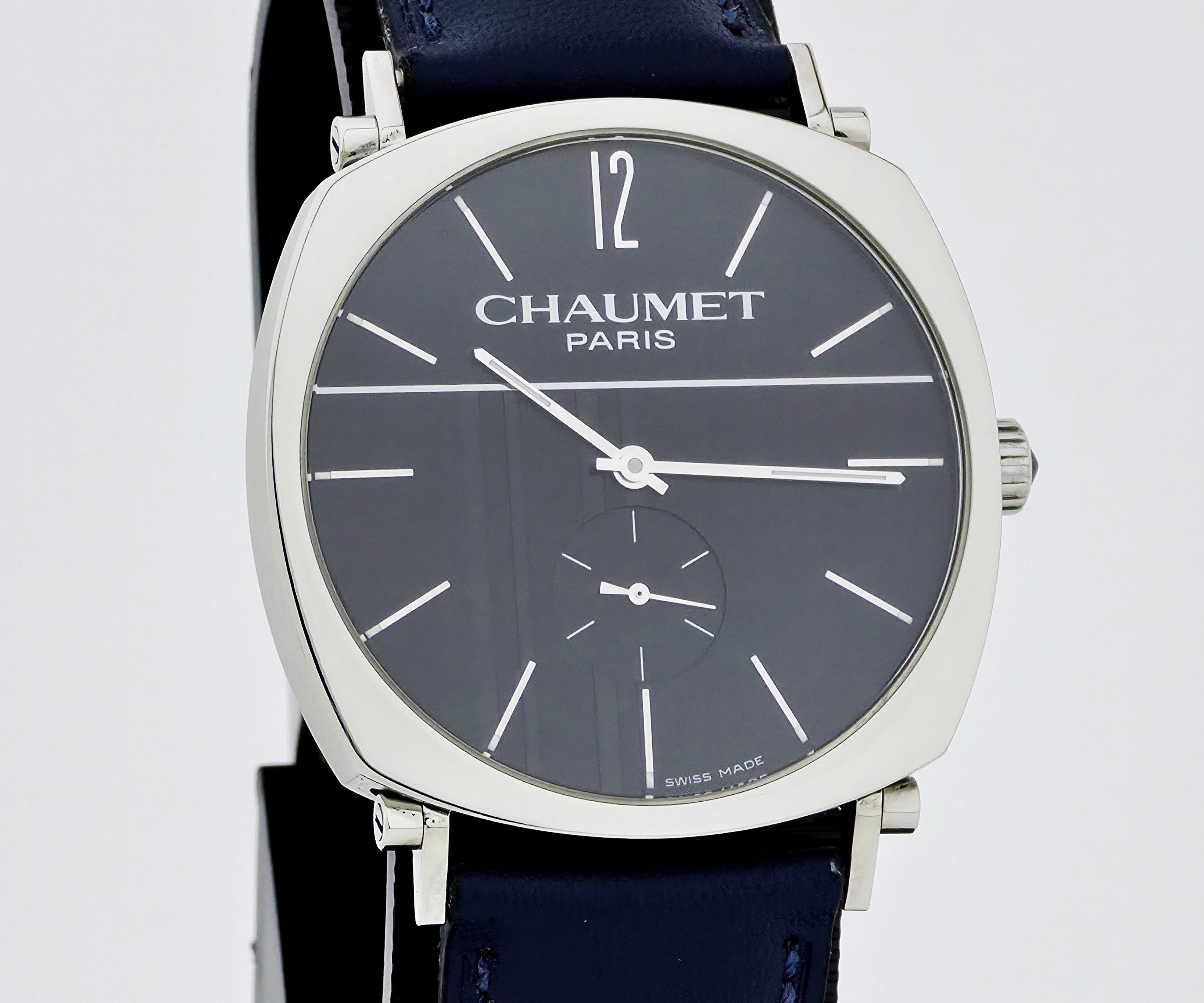 CHAUMET Paris Dandy Mechanical 38mm Stainless steel men's watch Ref: 1 ...